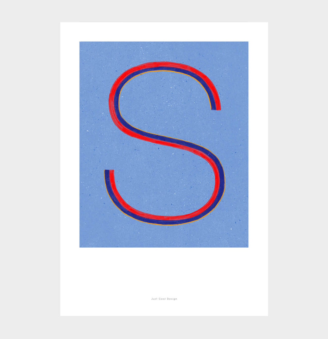 S Is for Smart Letter Print – Colorful Nursery & Playroom Wall Art ...