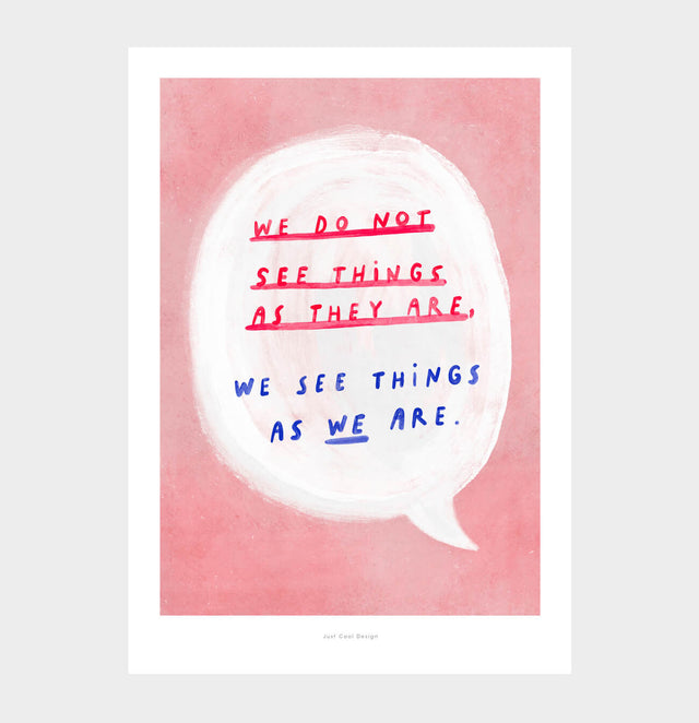 Inspirational Mindfulness Quote Print – Positive Hand-Painted Wall Art ...